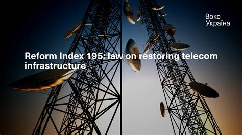 Reform Index 195 Law On Restoring Telecom Infrastructure Reform Index 195 Law On Restoring Telecom Infrastructure