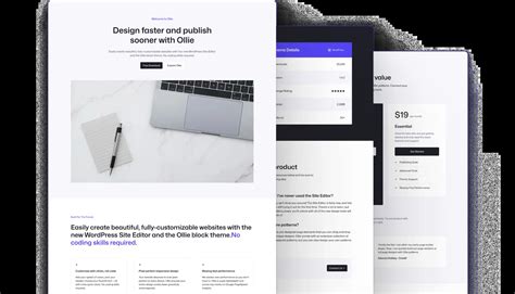 Download Ollie Free Wordpress Block Theme