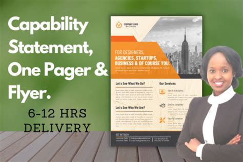 Professional Capability Statement Design For Business For 20
