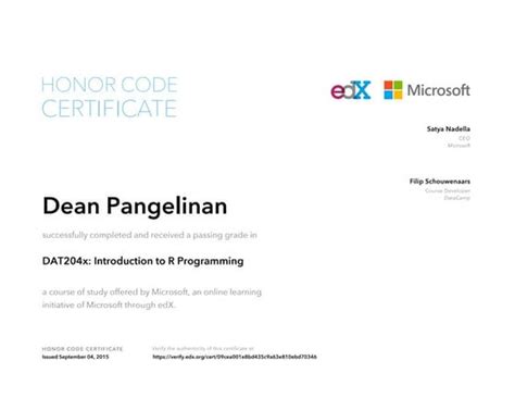Ms R Certificate Ppt