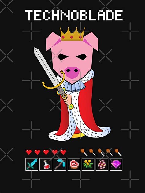 Technoblade Techno The Pig Technoblade Never Dies Essential T