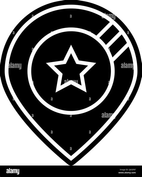 Position Icon Black Vector Illustration Stock Vector Image Art Alamy
