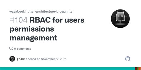 RBAC For Users Permissions Management Issue Wasabeef Flutter Architecture Blueprints