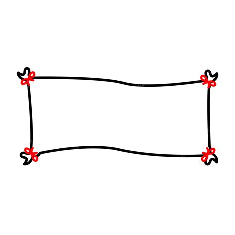 Simple Blank Text Box Design With Bound Border Edges Vector Text Box