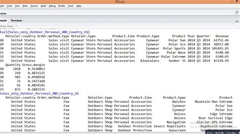 How To Select And Analyze Data By Packagesqldfin Rsql With R Sql In