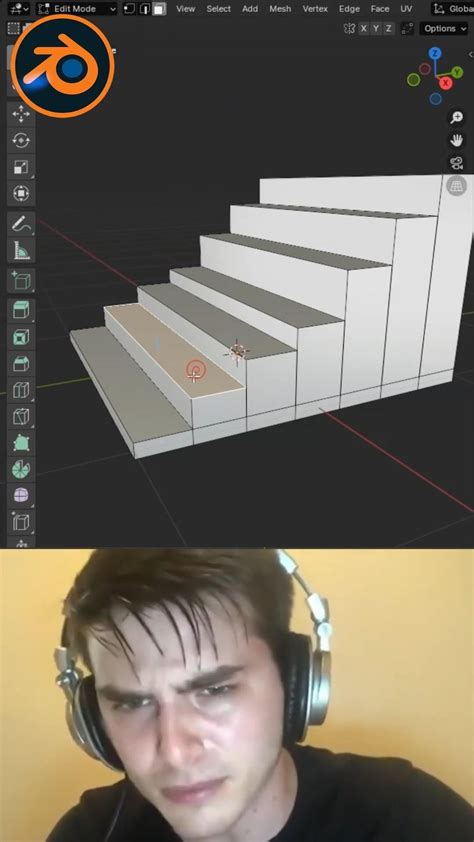Blender 28 Easy Stairs Tutorial Blender Blender Tutorial 3d