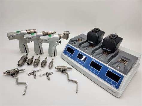 Stryker System 8 Surgical Power Complete W Battery Charger United