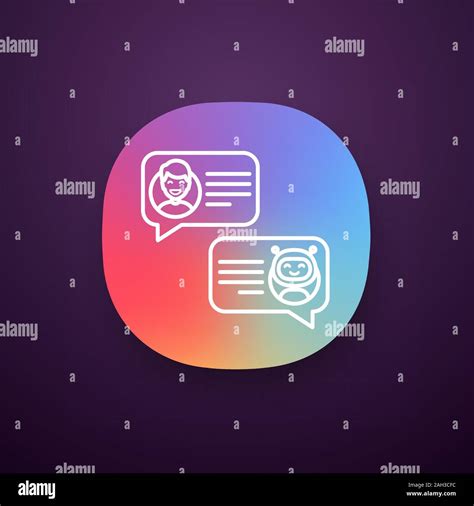 Support Chatbot App Icon Uiux User Interface Talkbot Online Virtual
