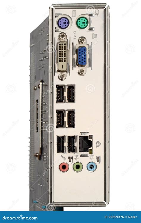 A Row Of Connectors In A Motherboard They Are Cattogarized A Cable Management Is Behind The