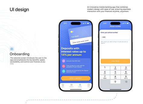 Onboarding Screens Of Mobile Banking App With Clean Modern Ui Design N 10 Images Behance