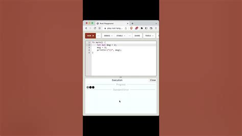 rust in 60 seconds variables are immutable video 2 youtube