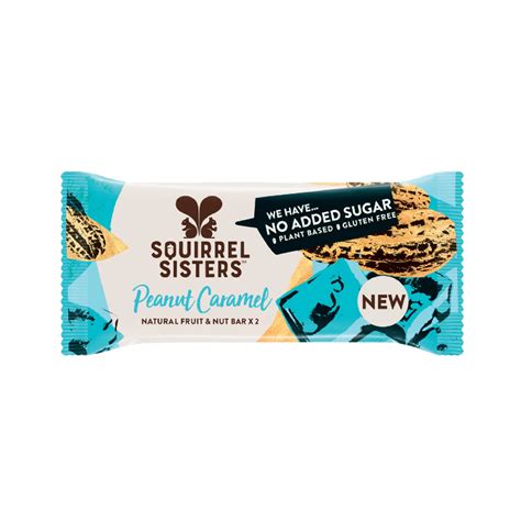 Squirrel Sisters Peanut Caramel Fruit And Nut Bar 40g 12carton Tasty Snack Asia