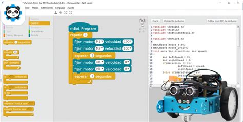 conoce la interfaz de mblock y programa los primeros pasos de tu mbot