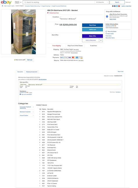 There S An Ibm Z14 Mainframe On Sale On Ebay Who S In R Homelab