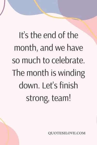 End Of Month Motivational Quotes