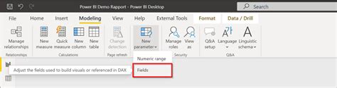 Using The New Power Bi Field Parameter To Give Your End Users More