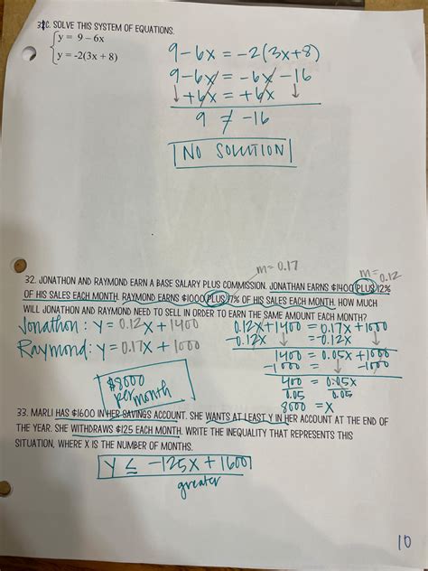 Alg Semester 1 Final 24 Review 1 Only Ms Maders Class Collective