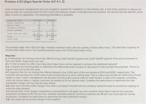 Solved Problem 4 71 Algo Optimum Product Mix Lo 4 4