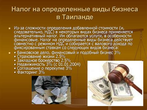 Налоговая система Таиланда презентация онлайн