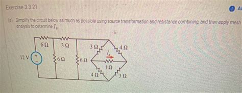 Solved Mesh Analysis Please Solve This Problem USING MESH Chegg Com