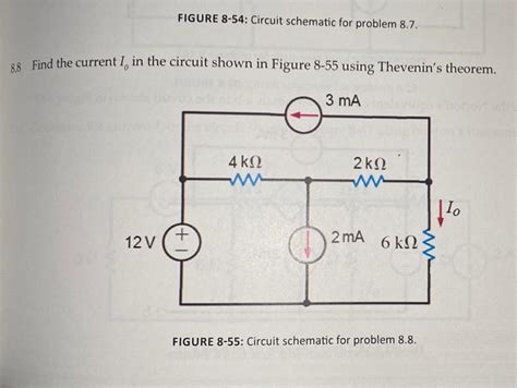 Solved FIGURE 8 54 Circuit Schematic For Problem 8 7 8 8 Chegg Com