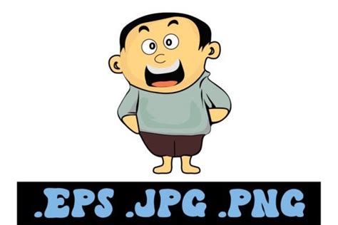 Boy Vector Graphic By Elimodesign · Creative Fabrica