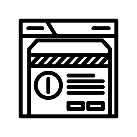 Profile Deactivated Line Icon Vector Illustration 25447287 Vector Art