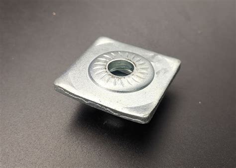 Iso9001 Lock Nut Washer Combo Ss304 Flat Square Nut 38 16 Inch