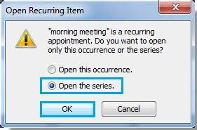 How To Cancel Future Recurring Meetings In A Series In Outlook