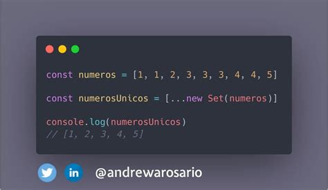 Dica De Javascript Podemos Remover Elementos Duplicados De Um Array