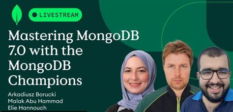 Malak A On Linkedin Mongodb Databaseexpertise Nosql Techpodcast