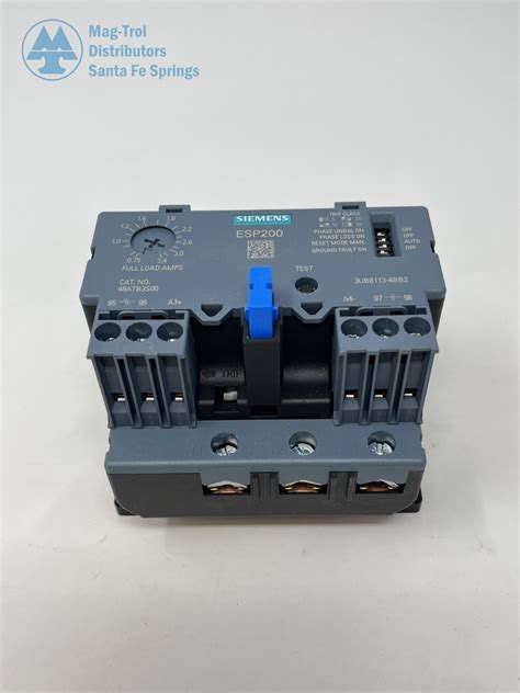 3UB8113-4BB2 – SIEMENS SOLID STATE OVERLOAD RELAY 0.75-3.4 AMPS CLASS 5 ...
