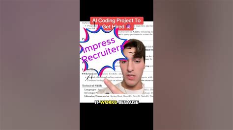 Impress Recruiters With This Ai Modelcoding Machinelearning Codingprojects Cs Youtube