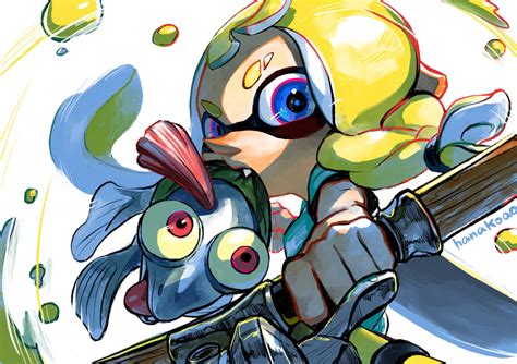 Inkling Player Character Inkling Girl And Smallfry Splatoon And 1