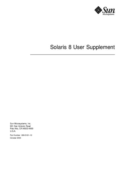 Fillable Online Book Information Solaris 8 Intel Platform Edition 1000 Fax Email Print
