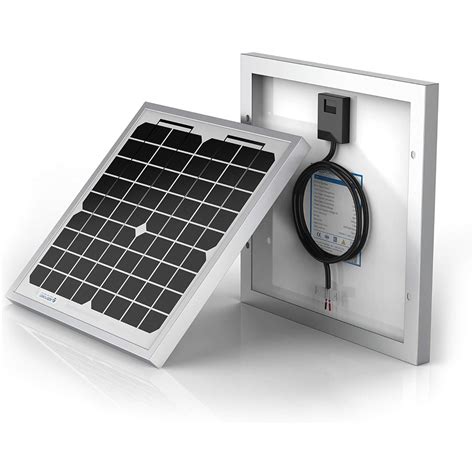 Solar Panel 10 Watt 12 Volt Mono Crystalline Elusive Wildlife