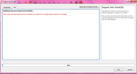 Qgis Import Shapefile With Pgadmin Iii Geographic Information