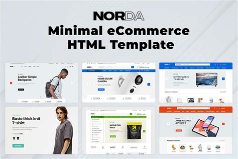 Norda Minimal Ecommerce Html Template