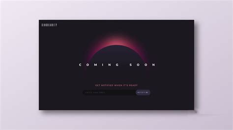 Coming Soon Ui Design To Html Css Blur Filter Linear Gradient Youtube