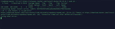 Cannot Open Rpm File During The Installation Of Docker On Centos