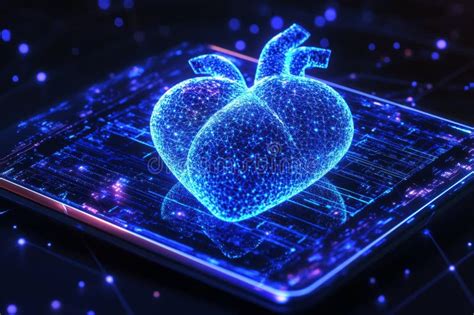 State Of The Art Ai Diagnostic Systems Employing Holographic Techniques In Medicine Stock Image