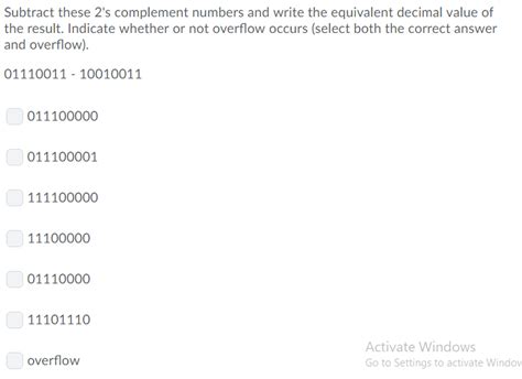 Solved Subtract These S Complement Numbers And Write The Chegg