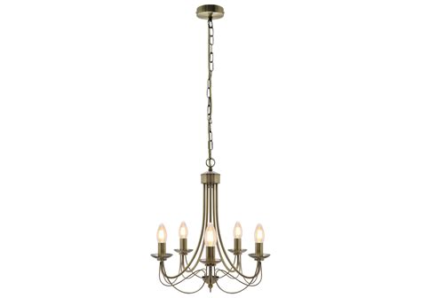 Vintage Antique Brass Ceiling Pendant Light K434