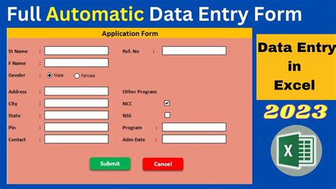 Full Automatic Data Entry Software In Ms Excel Data Entry Form Ar Computer Guide Youtube