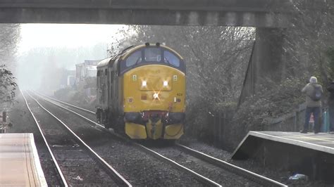 Class 37424 37558 And Caroline 14122016 Cwmbran Railway Station