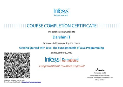 Darshini T On Linkedin Infosys Infosysspringboard Infosyscareers