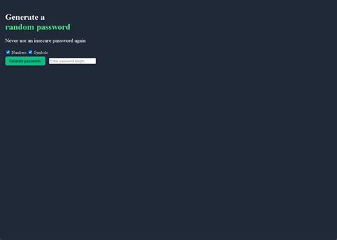 Github Basyirburhanuddinpasswordgenerator