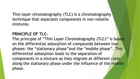 Thin Layer Chromatographyinstrumental Method Of Analysispptx