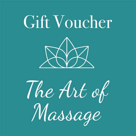 T Voucher The Art Of Massage In Norwich