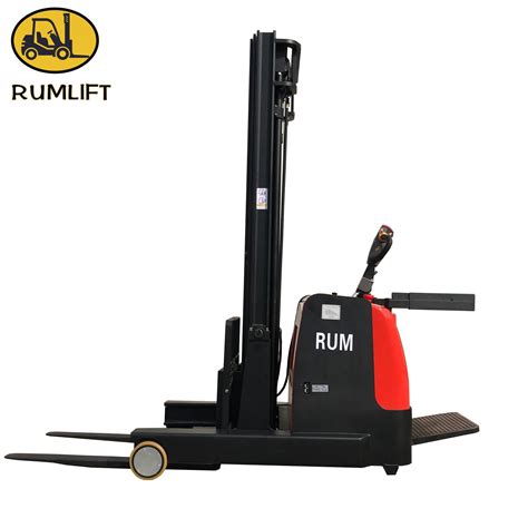High Lifting Height Electric Reach Stacker China Stacker 1500kg And Electric Reach Stacker